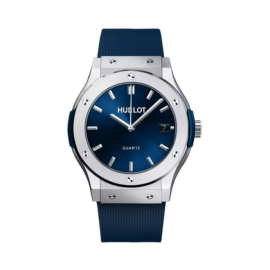 Hublot Quartz Classic Fusion Titanium 45mm – Blue & Black WATCH WITH B ...
